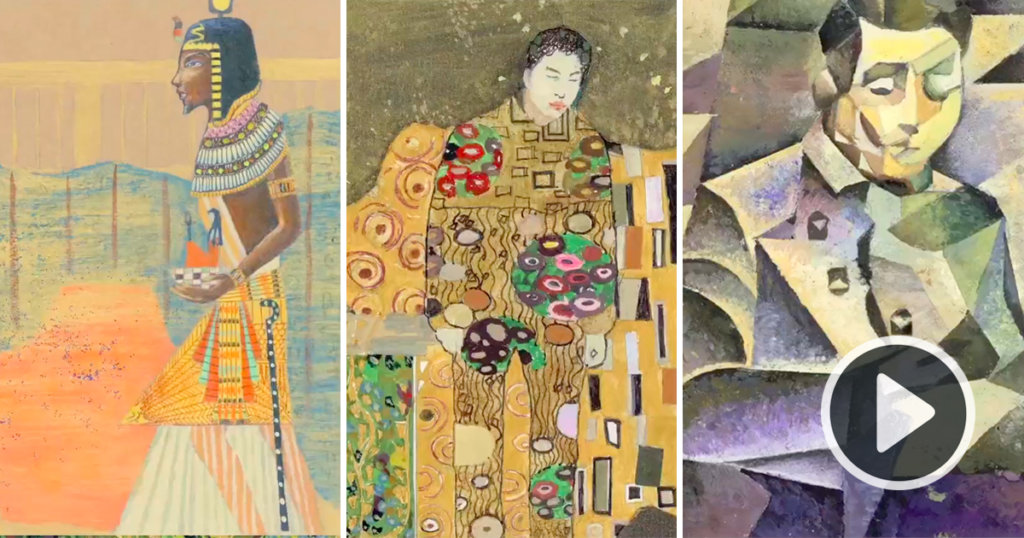 Impressive Animation Revealing Art History in 1 Minute - CEOtudent